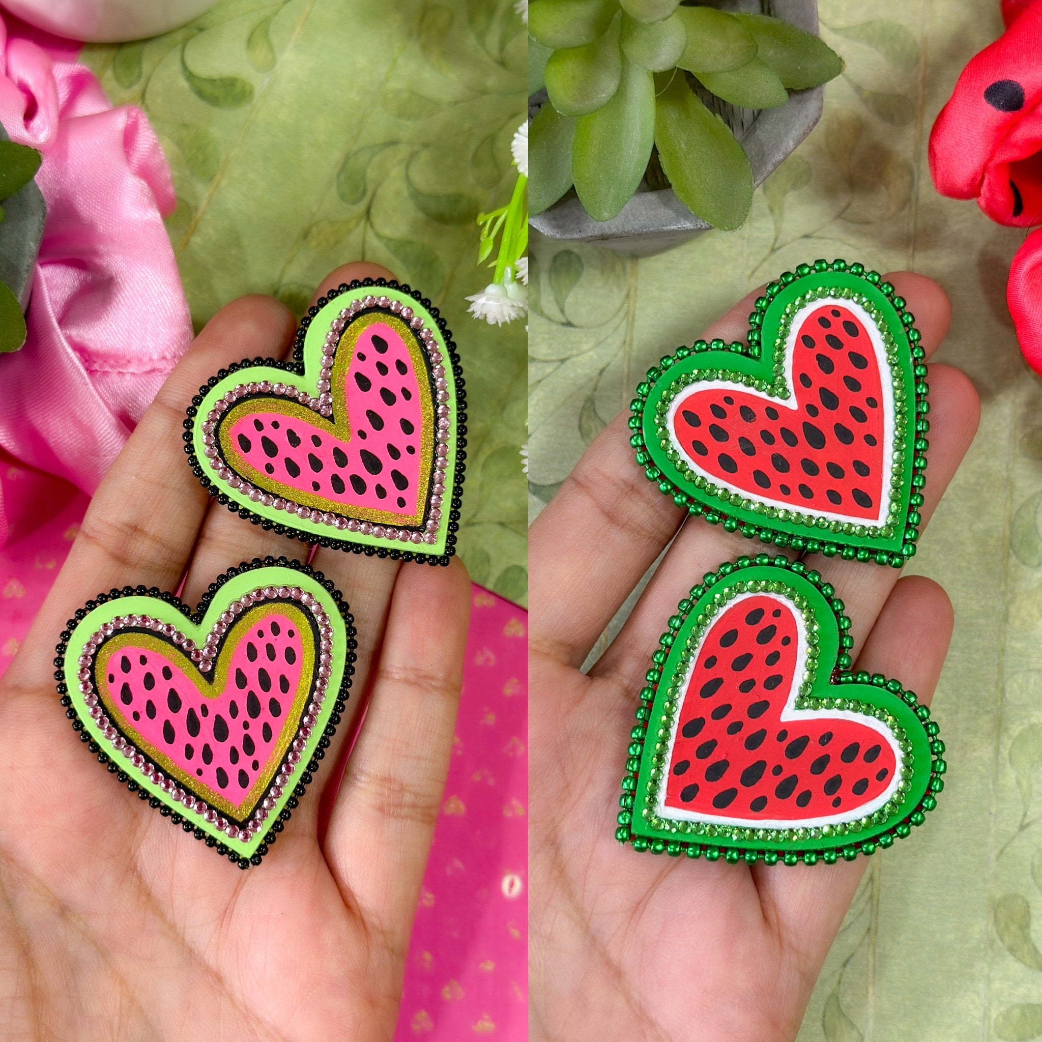 Watermelon Hearts – Tooartisticmandalas